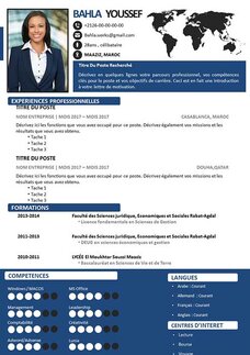 Exemple de CV International sous format Ms PowerPoint