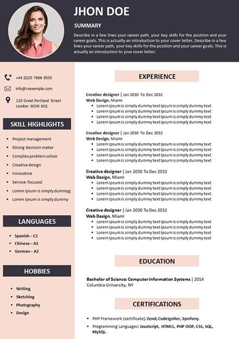 Exemples de CV en Anglais Gratuits à Télécharger en Word (2026)