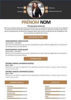 CV PowerPoint : 30 Modèles de CV Entièrement Personnalisables